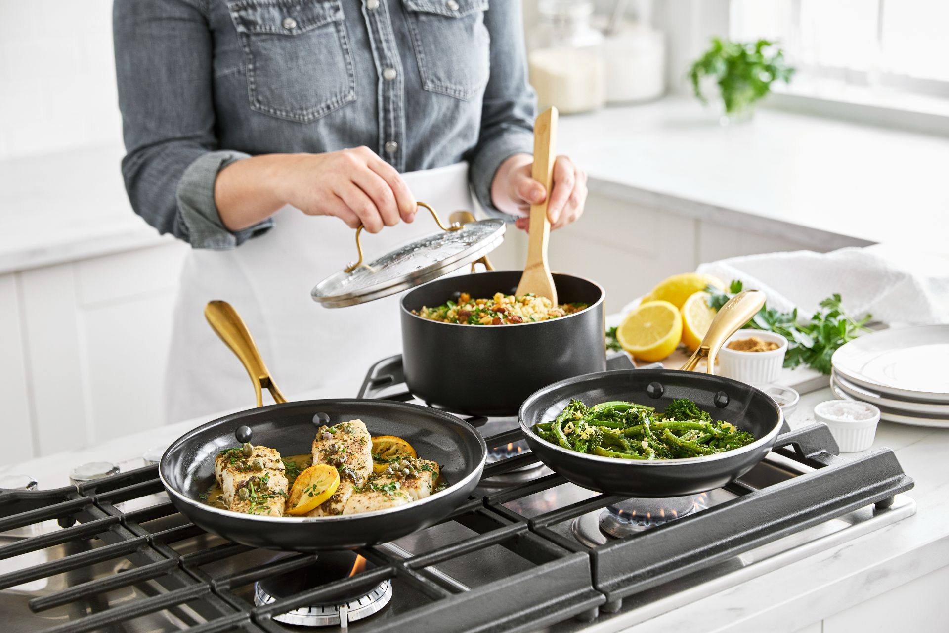 GreenPan Studio Collection 20cm 両手鍋 3.1L - 両手鍋